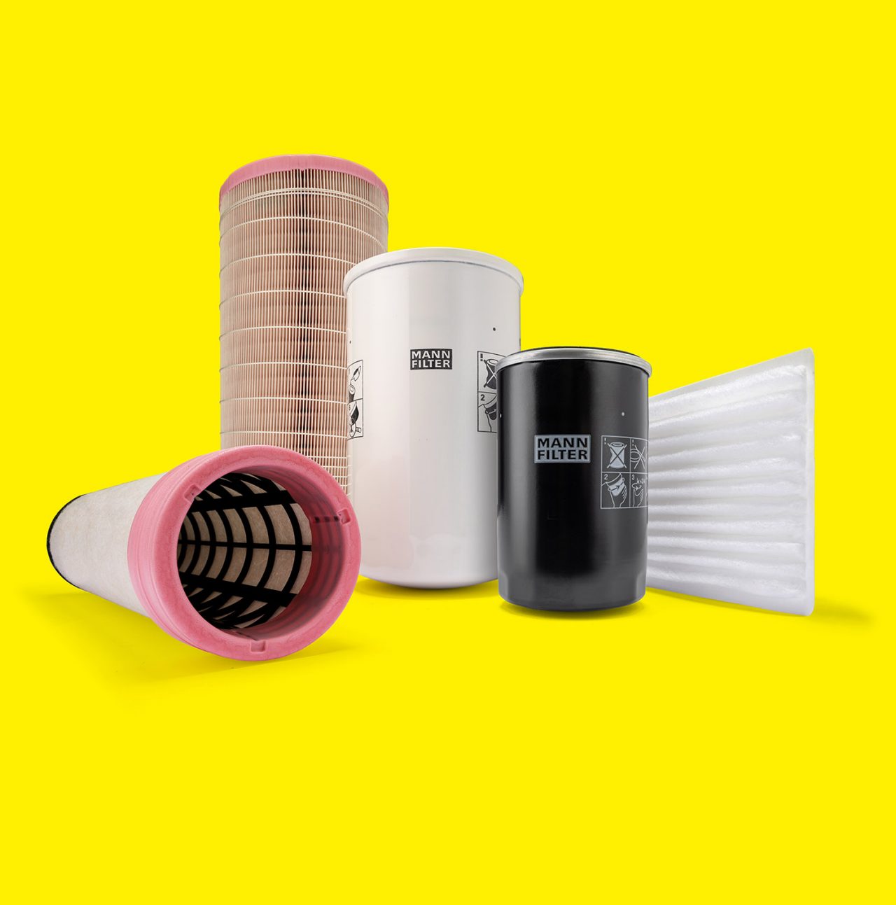 Filtration by MANN-FILTER for construction & mining machinery