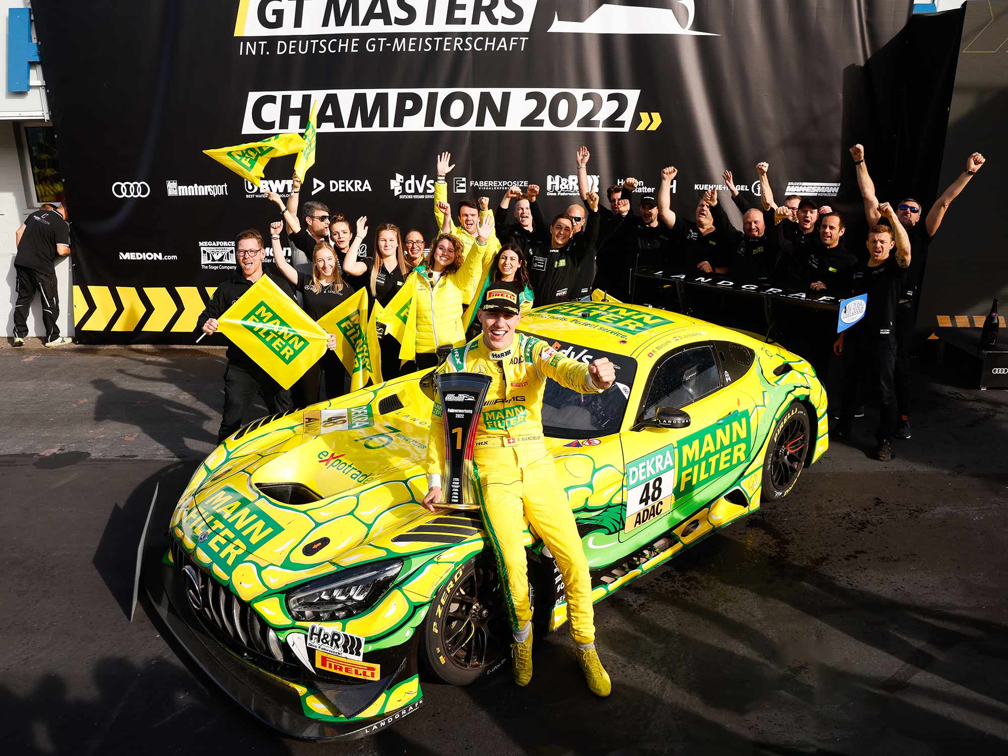 MANN-FILTER driver Marciello is German GT Champion 2022