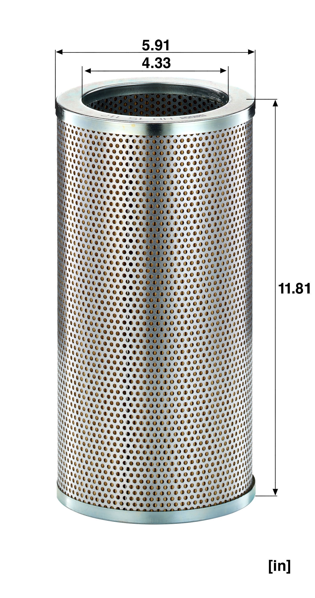 MANN-FILTER HD 15 117 Hidráulico