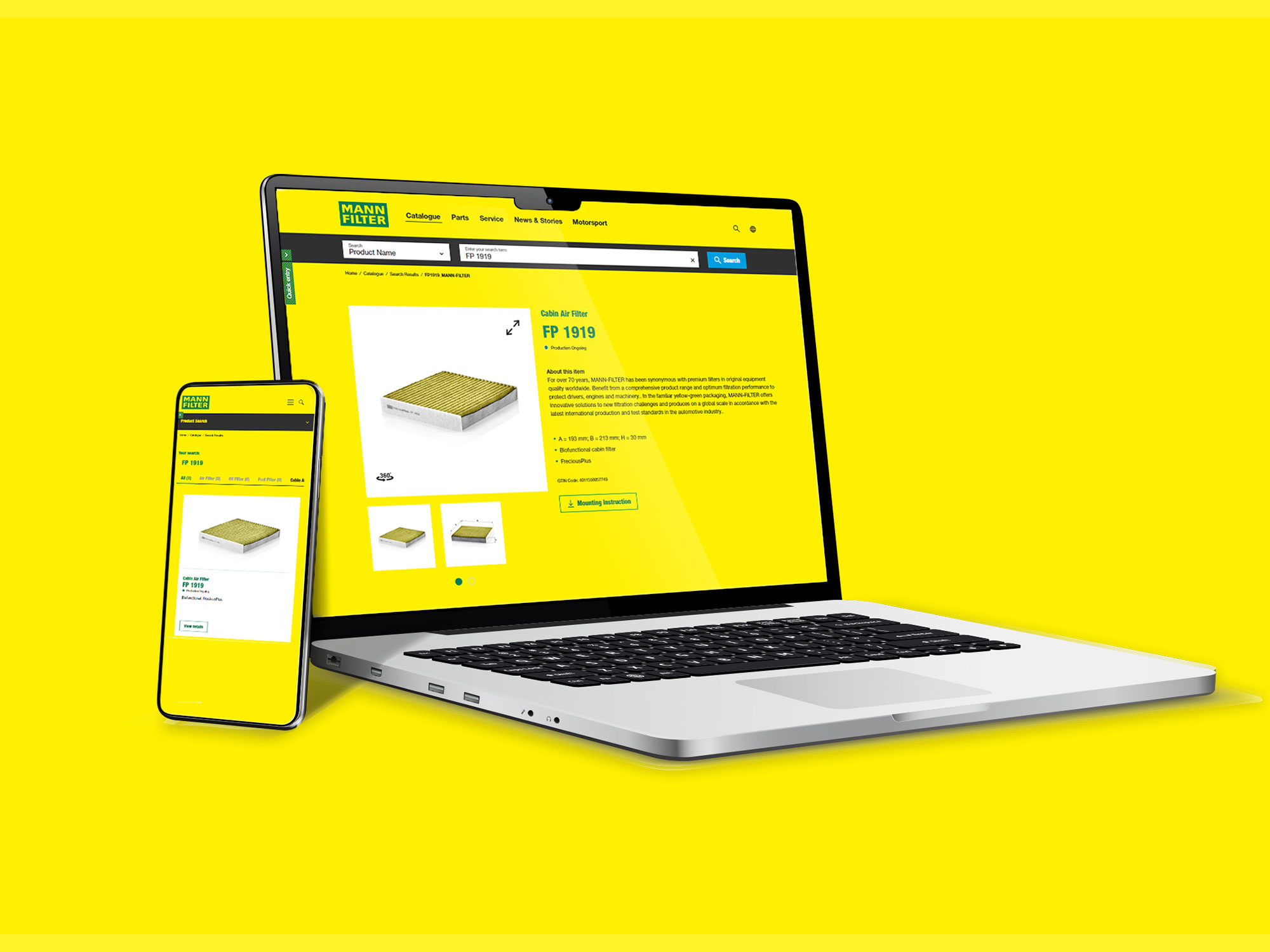 Neuer MANN-FILTER Online-Katalog