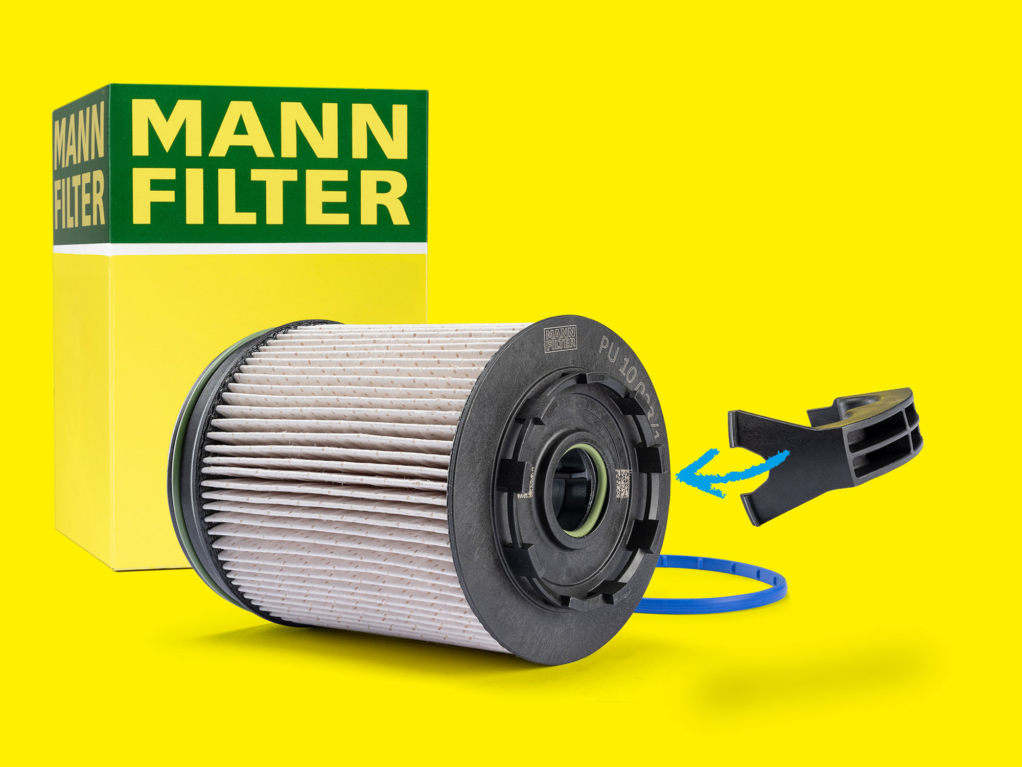 Easy to service fuel filter